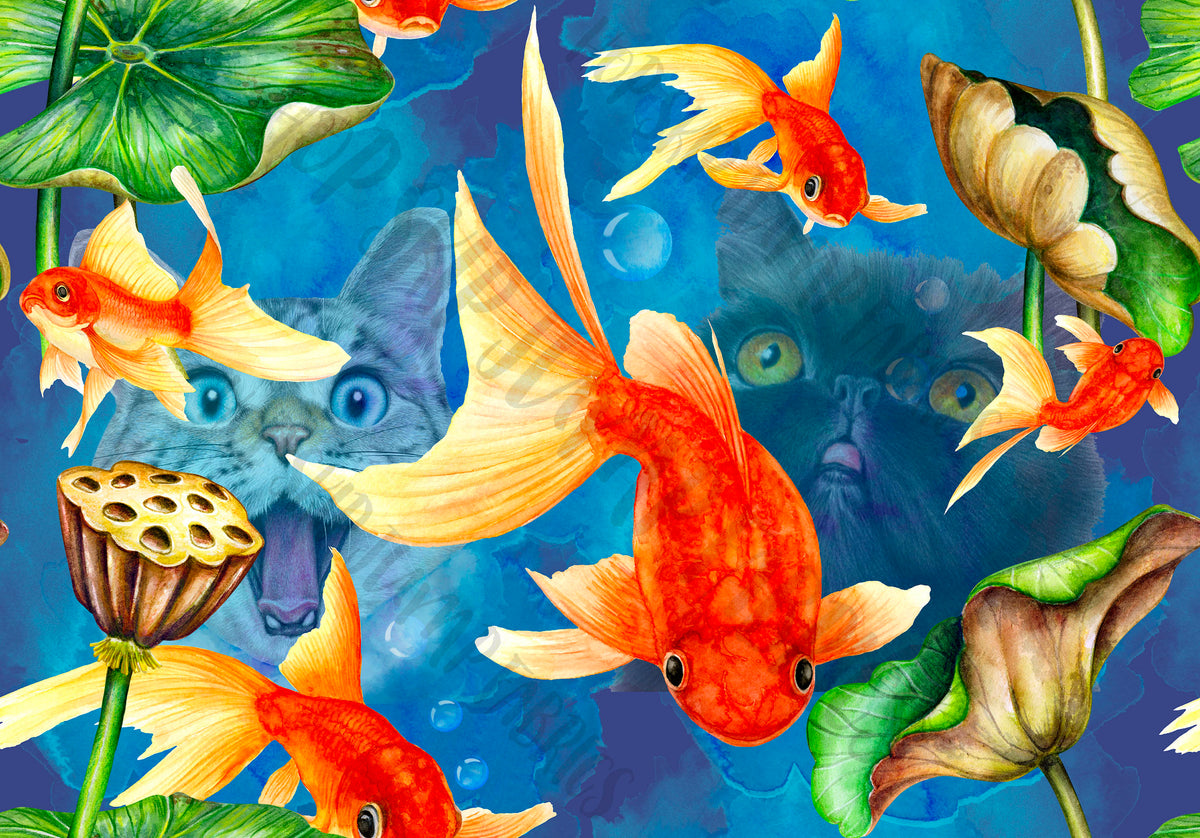 Cat Fish – Hop Skip Jump Fabrics