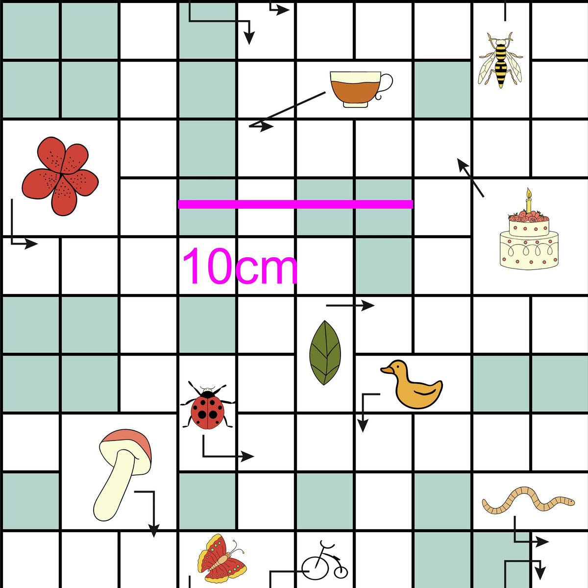 Word Search Bright – Hop Skip Jump Fabrics